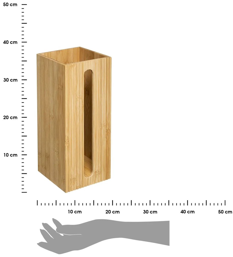 Zásobník na toaletní papír Terre, bambus