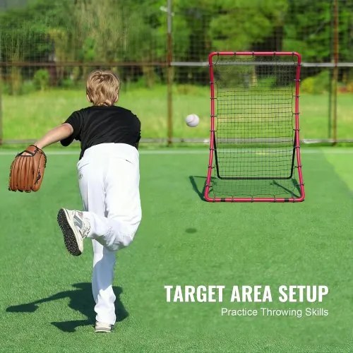 Baseballová a softballová odrazová síť 1,22 × 1,68 m PitchBack All Angle Fielding