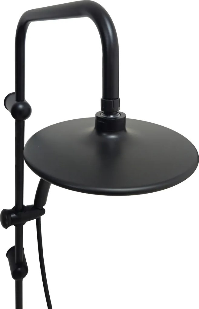 KREIS Black Sprchový set bez baterie - kulatý