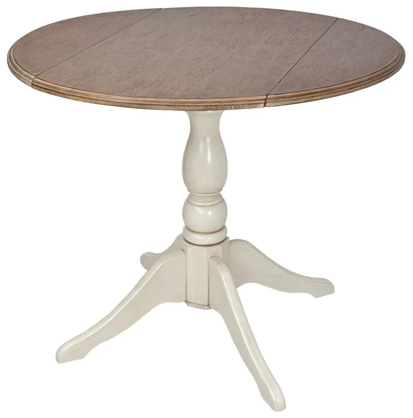 Jídelní stůl ze dřeva kaučukovníku Livin Hill Limena, Ø 92 cm