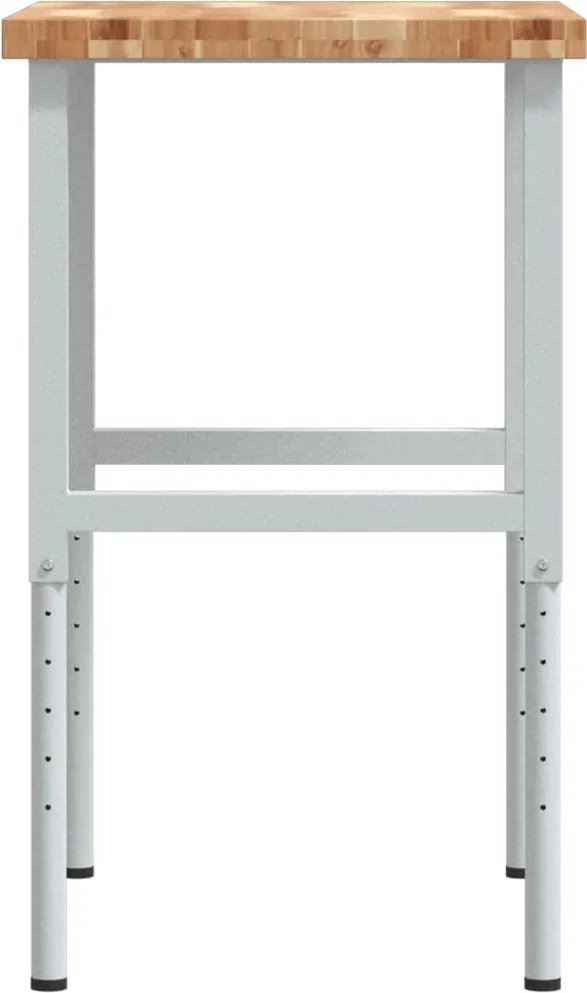 Pracovní stůl 80 x 60 x (73–99,5) cm masivní akácie obdélníkový 3309714