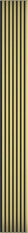 Mexen Lam-F nástěnné akustické lamely 275 x 31,5 cm, plsť 6 mm, Zlatá - S105-275317-2812-057