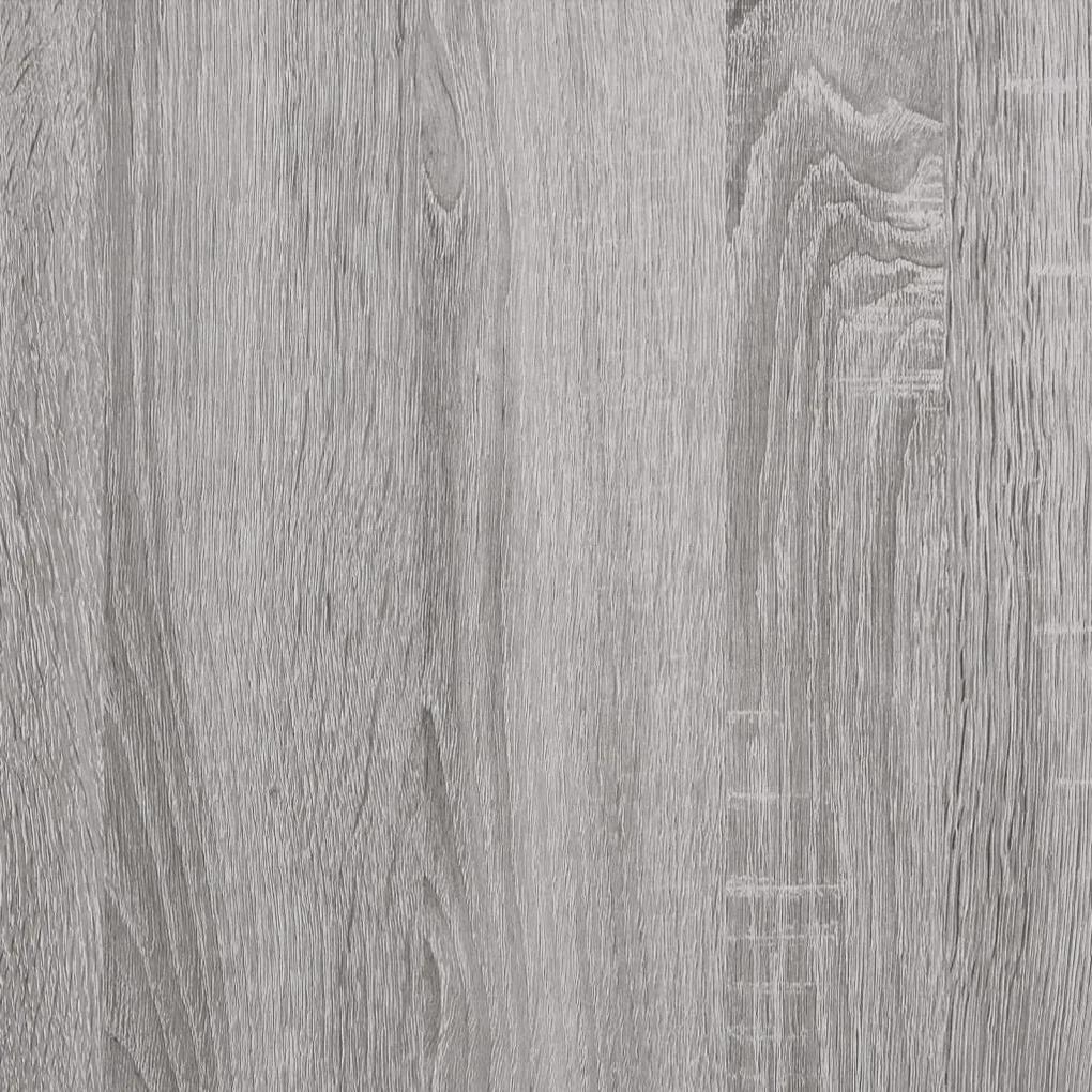 Příborníky 3 ks šedé sonoma kompozitní dřevo,  3190147
