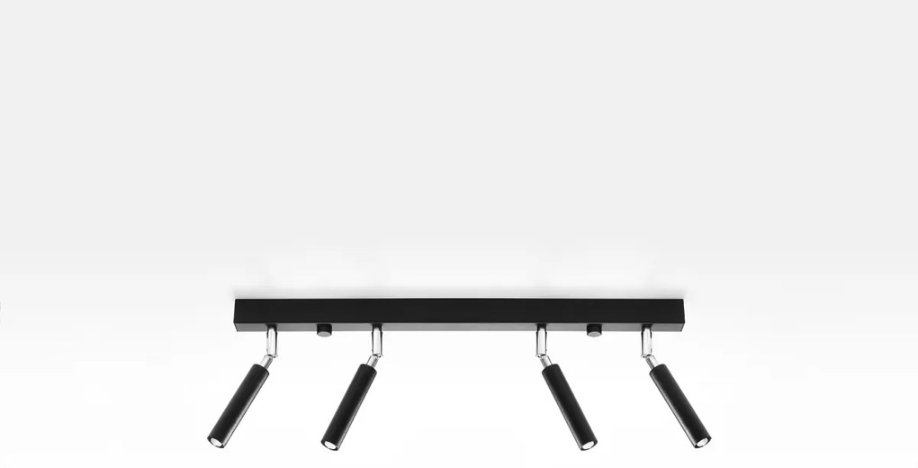 Sollux Lighting Stropní svítidlo EYETECH 4 Černá