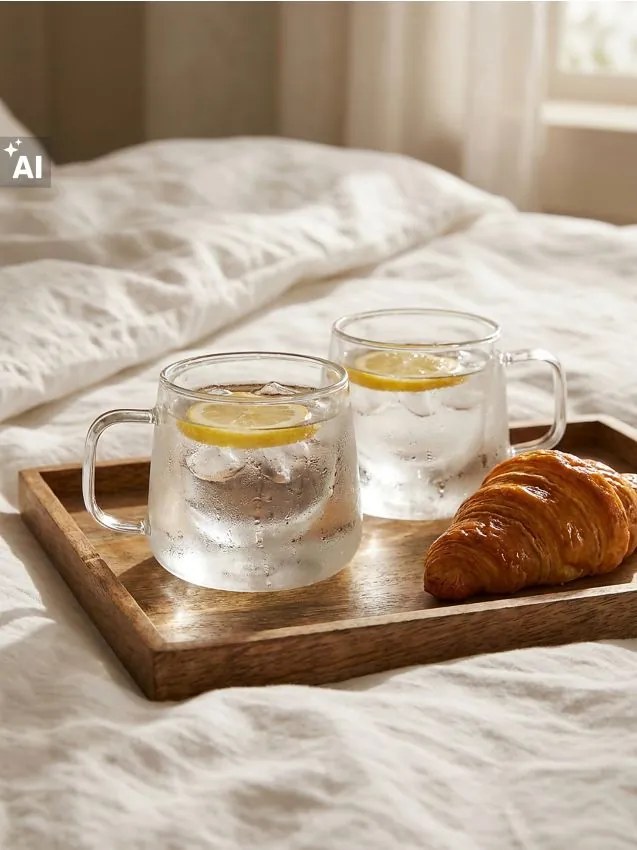 Sinsay - Skleněné šálky s dvojitým dnem 2 pack - clear