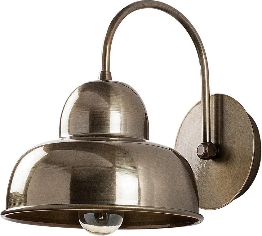 Nástěnné svítidlo v mosazné barvě ø 20 cm Multan – Opviq lights