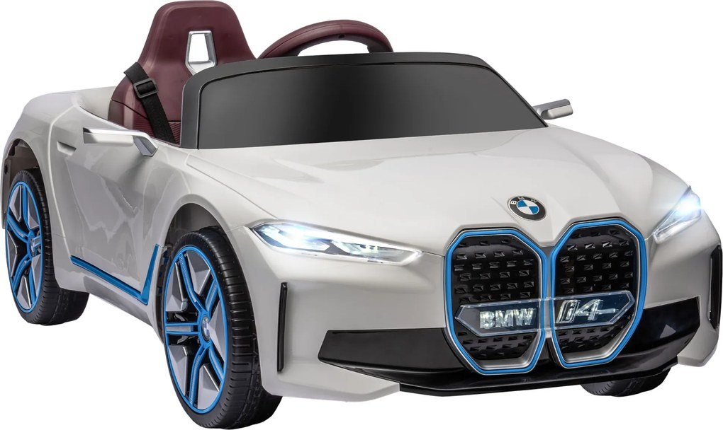 HOMCOM Dětské elektrické autíčko BMW s dálkovým ovládáním, přenosnou baterií, světlomety, MP3 přehrávačem, bezpečnostním pásem, 3-5 km/h, pro děti od…