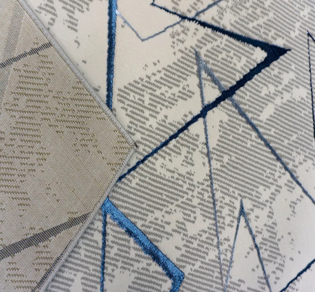 BE Koberec Esprit 3608 NAVY - tmavě modrý obdélníkový Rozměr: 60x100 cm