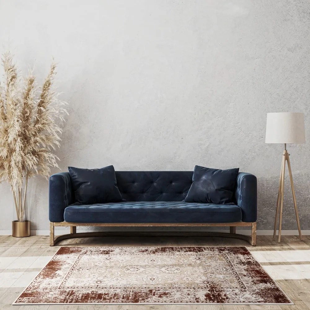 Hnědý koberec 133x190 cm Terno Brown – FD