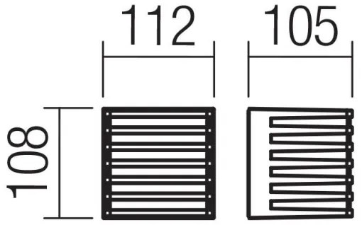 Redo 90639-LED Venkovní nástěnné svítidlo BLAZE LED/12W/230V 3000K IP54 antracit