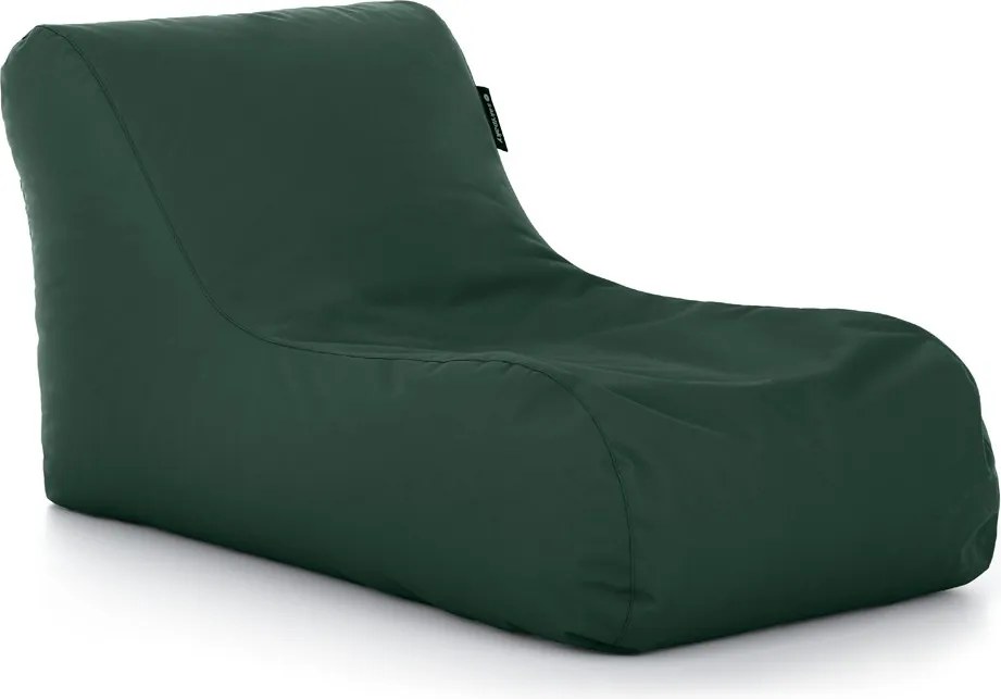 SakyPaky Plážo outdoor sedací vak lahvově zelená