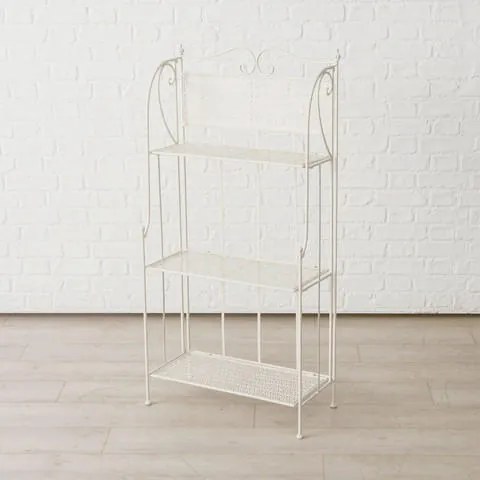 XXXLutz REGÁL, bílá, železo, 59,6/29,2/120 cm - 004885970301