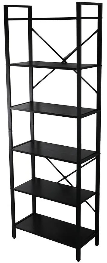 Regál Loft 8642 H black