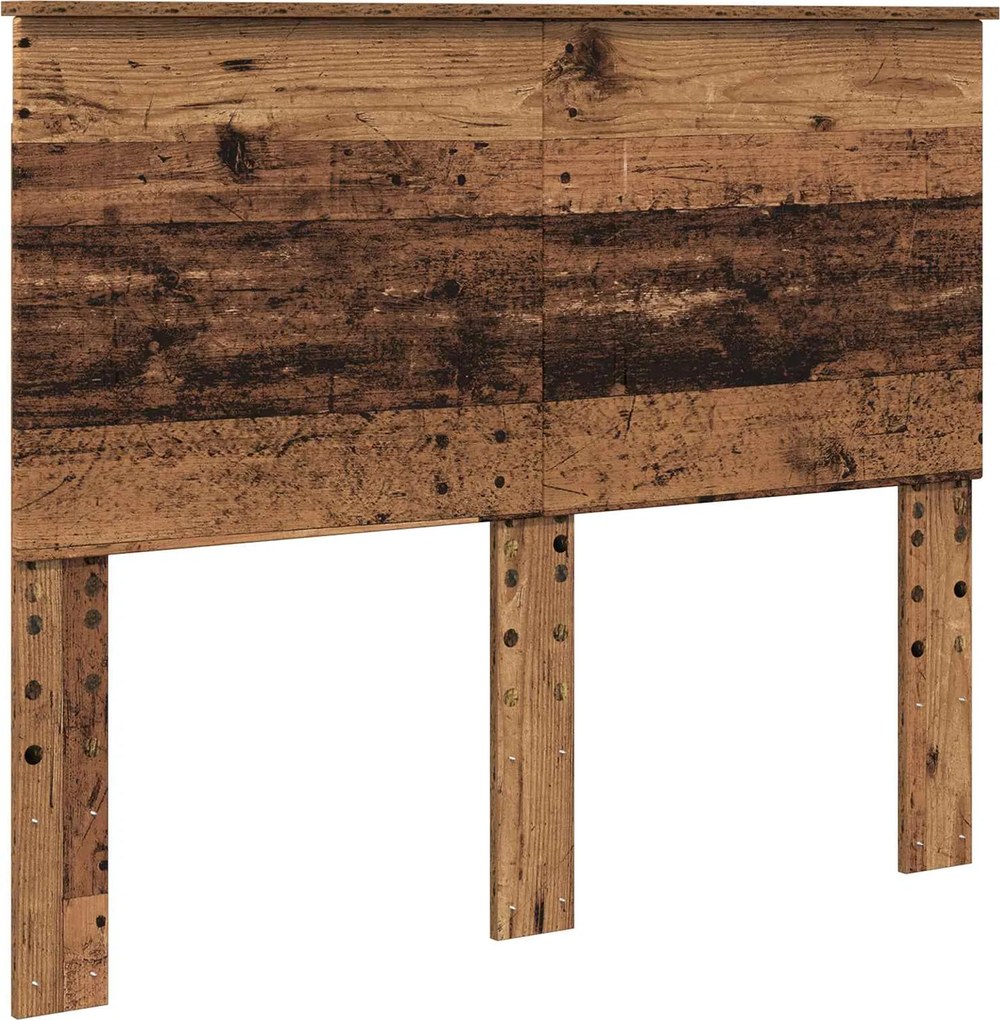 Rám postele s čelo Staré dřevo 120 x 190 cm Kompozitní dřevo 3409674