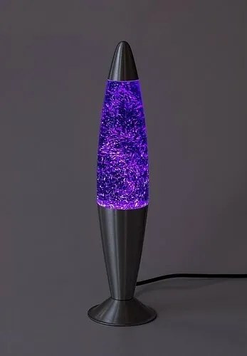 Rabalux 76115 dekorativní lávová LED lampa Glitter2, fialová