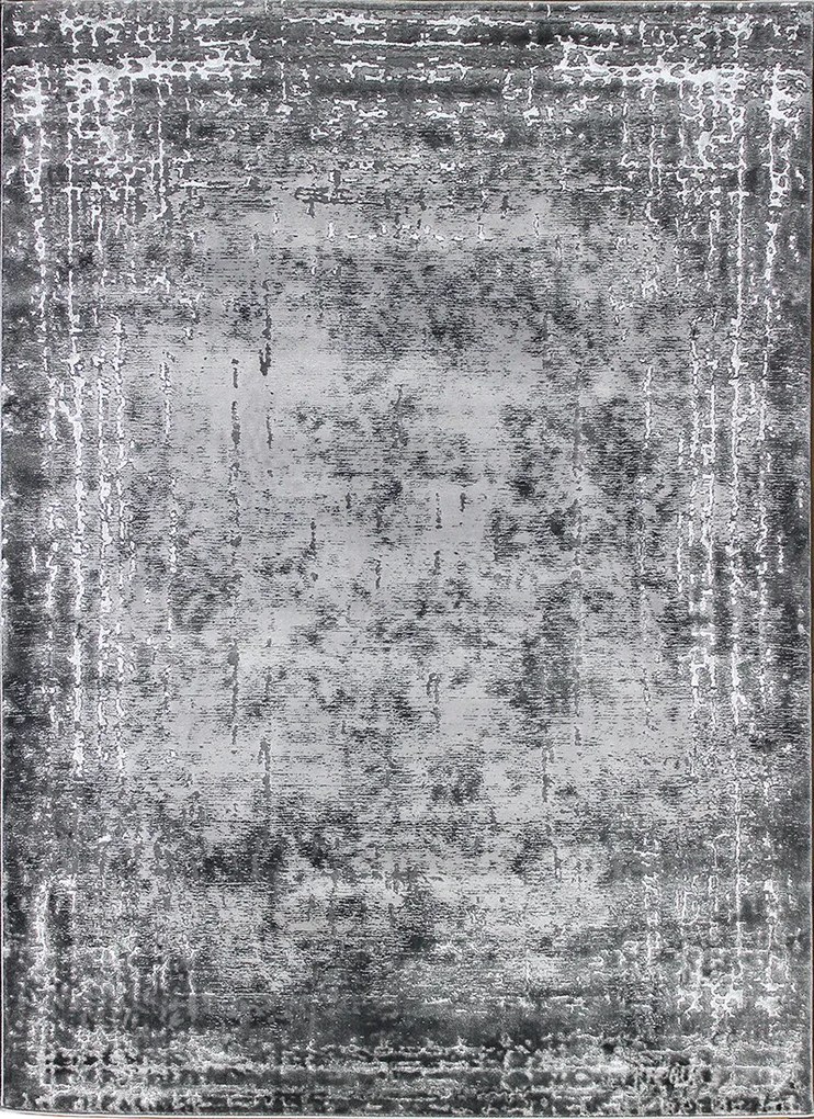 BE Koberec Elite 4356 GREY - šedý obdélníkový Rozměr: 60x100 cm