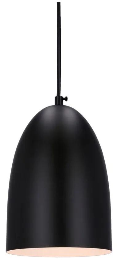 Černé závěsné svítidlo s kovovým stínidlem ø 14 cm Icaro – Candellux Lighting