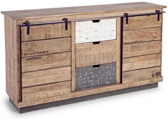 BIZZOTTO dřevěná komoda TUDOR 85x150 cm 0745496