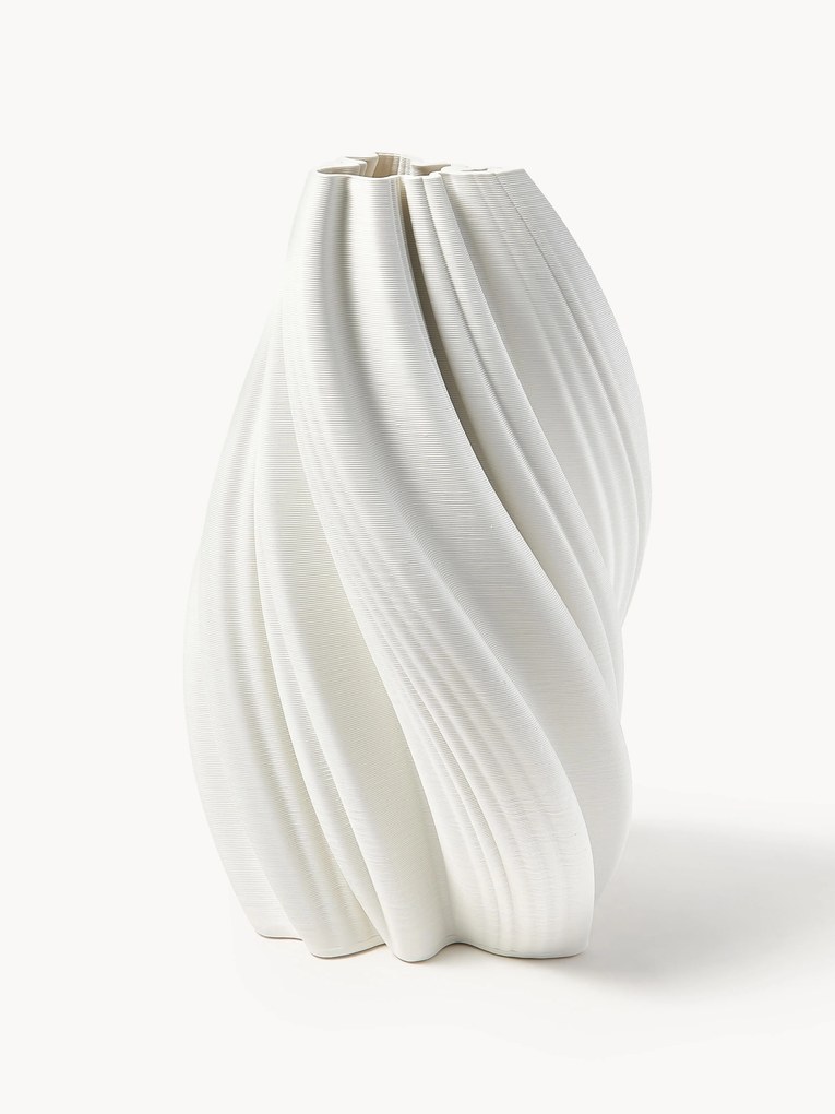 3D tištěná porcelánová váza Melody