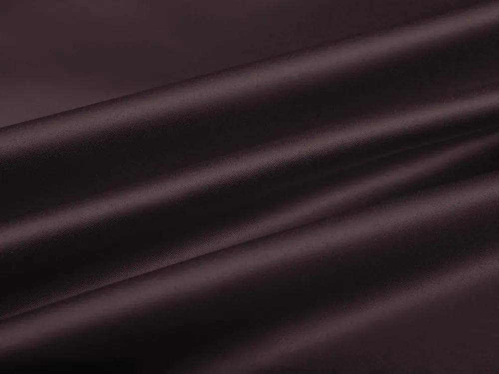 Biante Saténový běhoun na stůl polyesterový Satén LUX-019 Čokoládově hnědý 35x180 cm