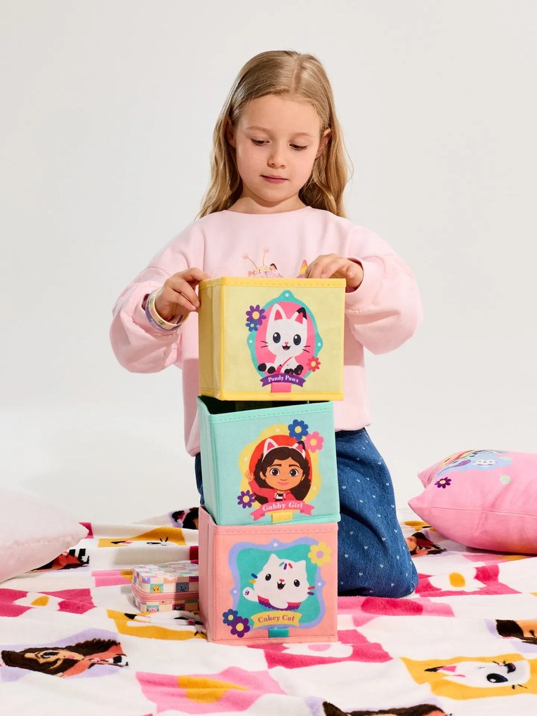 Sinsay - Sada úložných krabiček 3 pack Gabby's Dollhouse - vícebarevná