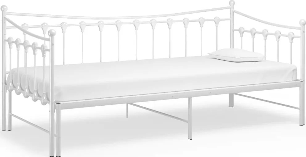 vidaXL Rám vysouvací postele/pohovky kovový 90 x 200 cm [324759] Barva: Černá