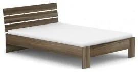 Moderní postel REA Nasťa 140x200cm - ořech, 1. pás čela 17505 - plum