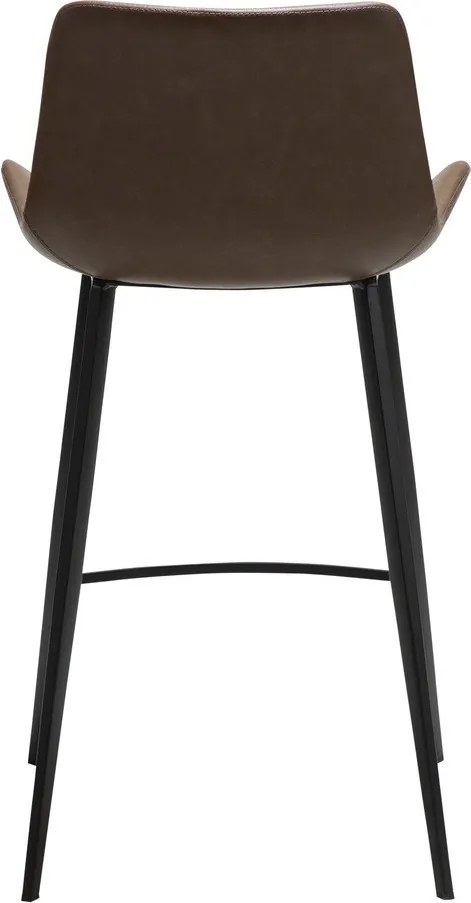Hnědá barová židle (výška sedáku 65 cm) Hype – DAN-FORM Denmark