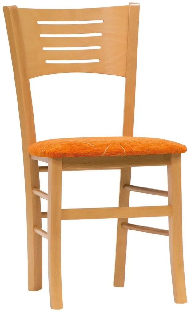 Stima Židle VERONA s čalouněným sedákem Odstín: Buk, Látky: LUX béžová 25