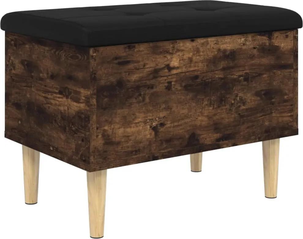 vidaXL Úložná lavice 62 x 42 x 46 cm kompozitní dřevo [835072] Barva: Černá