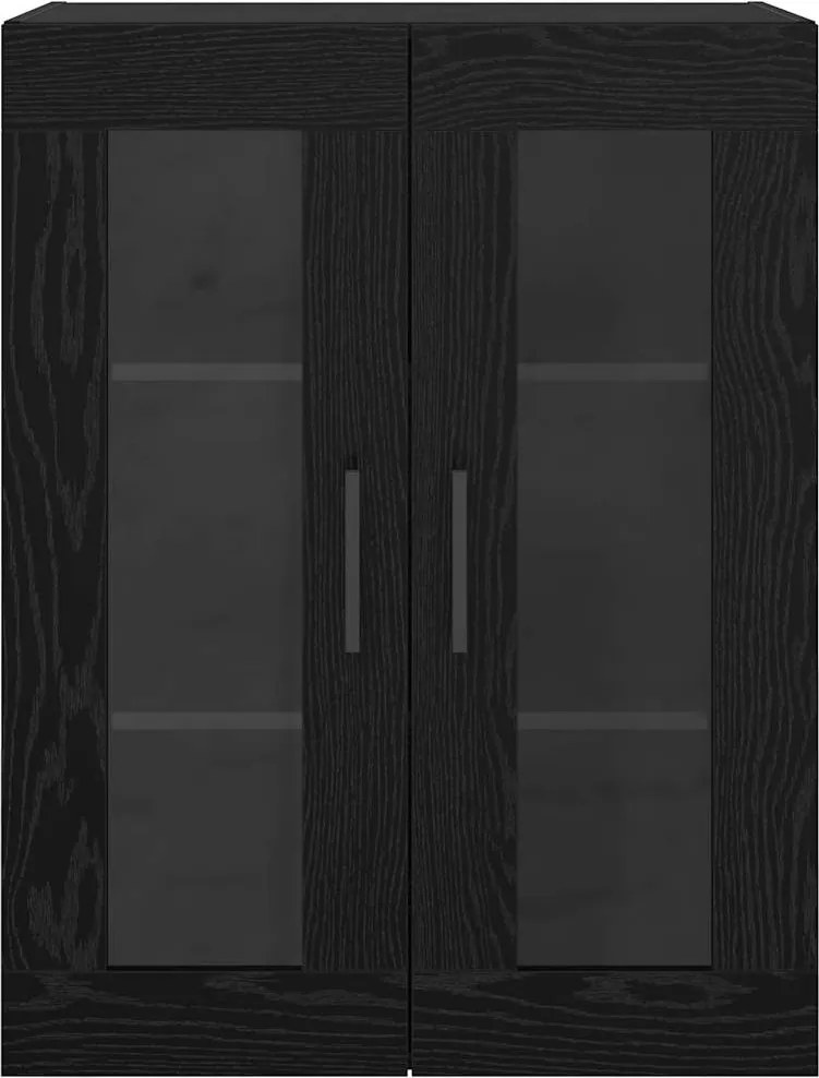 Nástěnné skříňky 2 ks Černý dub 69,5 x 34 x 90 cm 3394568