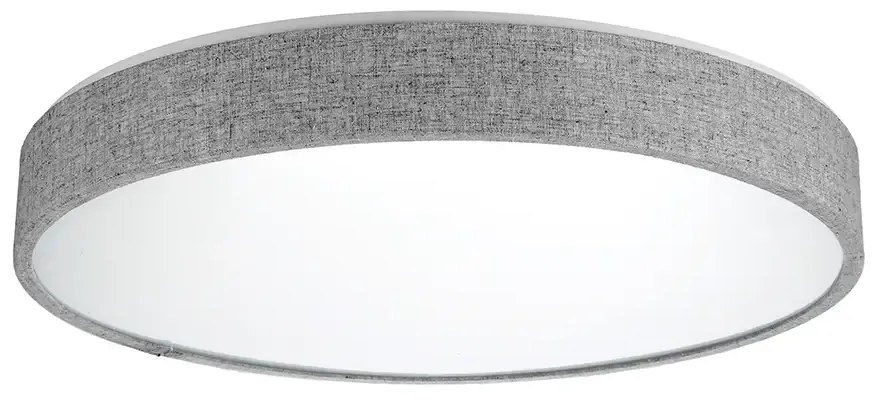 LED stropní svítidlo Collodi 48 šedé stmívatelné