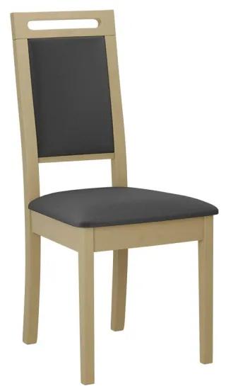 Čalouněná jídelní židle Heven XV, Barva dřeva: bílá, Potah: Kronos 7