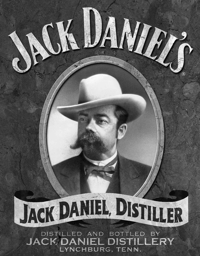 Plechová cedule - Jack Daniel's (portrét)