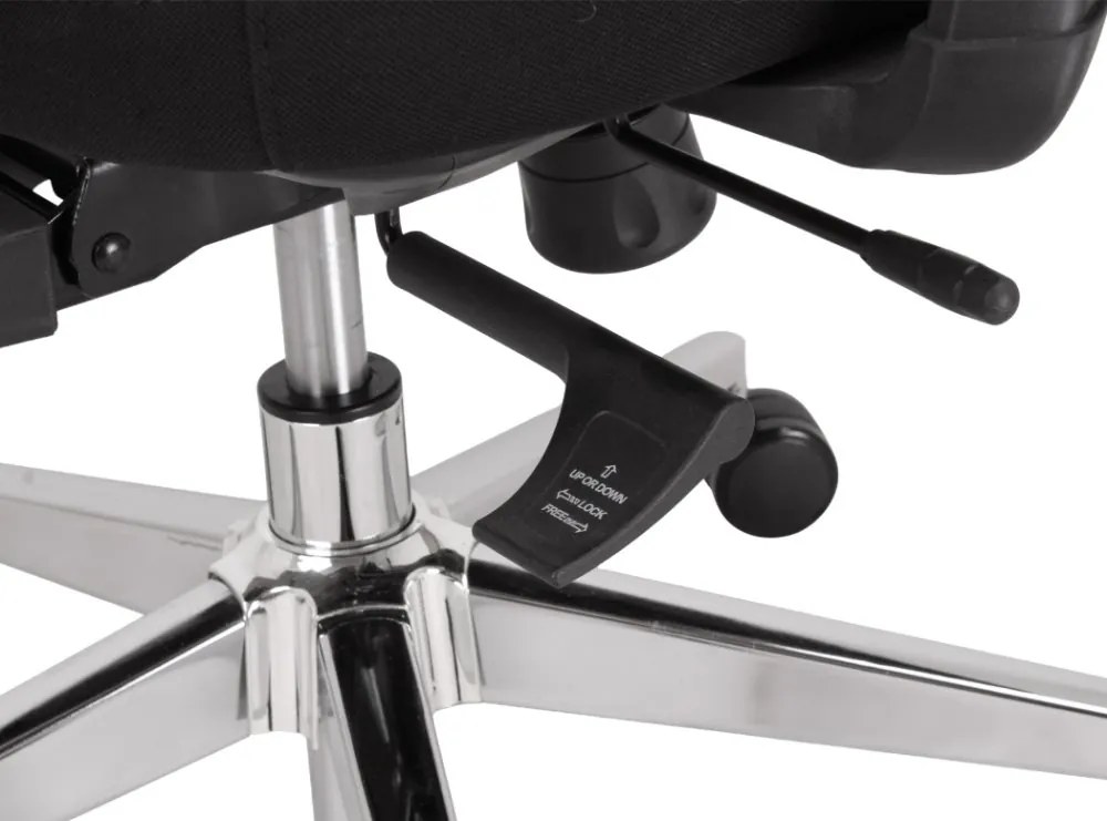 Kancelářská ergonomická židle Neoseat ALLY — černá, nosnost 150 kg