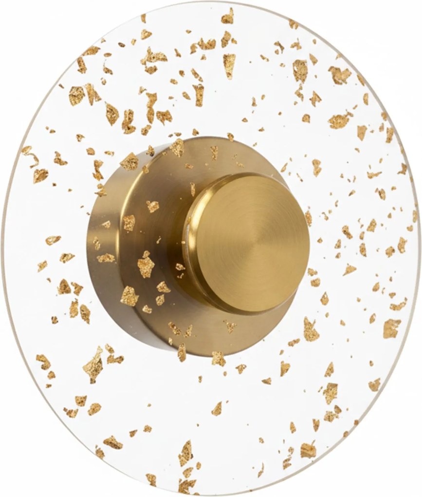 Toolight Toolight, LED nástěnné svítidlo 20cm, 3,6W, 4000K, APP1795-W, zlatá matná, OSW-04363