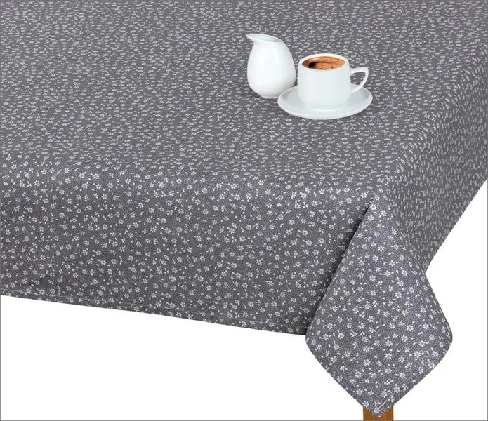 Bellatex Ubrus ADÉLA Kvítek šedý rozměr 40x140 cm