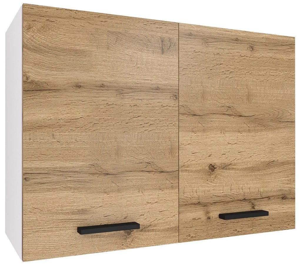 Kuchyňská skříňka Belini horní 80 cm dub wotan  TOR SG80/2/WT/DW/0/B1