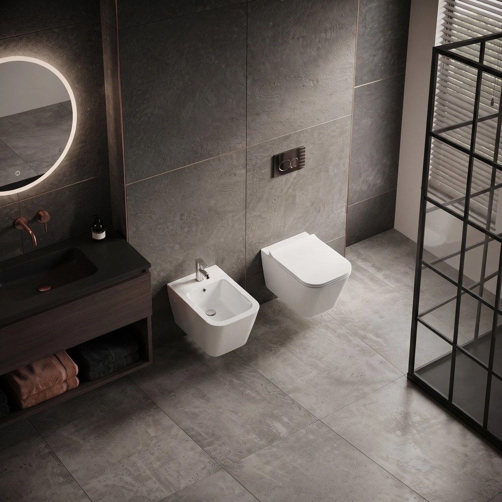 Erga Mery, závěsný bidet 520x360x300 mm, bílá lesklá, ERG-V03-MERY-BD-WH