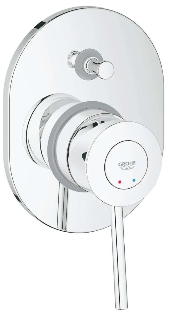 Grohe BauClassic - Vanová baterie pod omítku, s tělesem, chrom 29047000