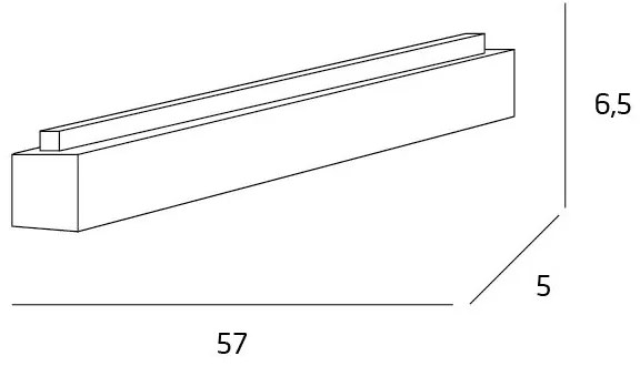 MAXLIGHT C0124D - LED Stmívatelné stropní svítidlo LINEAR LED/18W/230V bílá