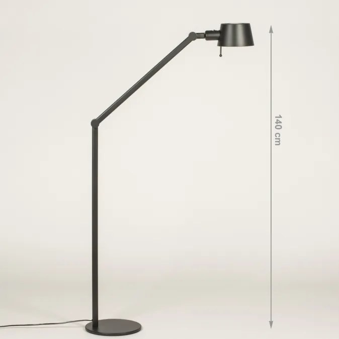 Stojací designová lampa Niki Black