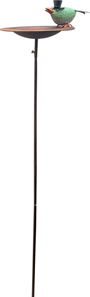 Krmítko pro ptáky ELEGANT 114 cm hnědé