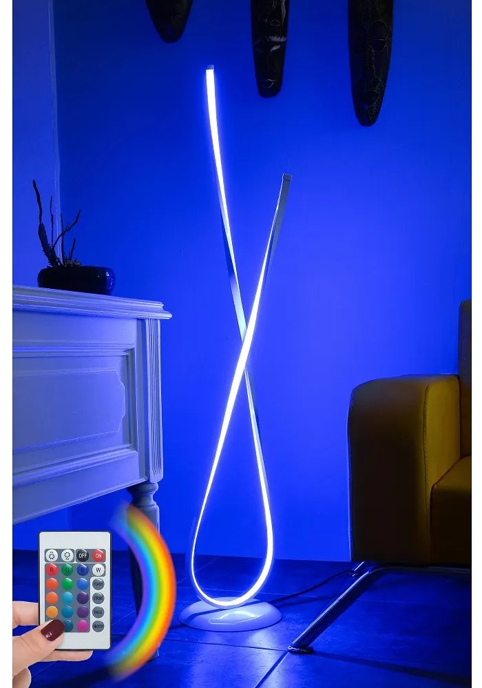Designová stojanová lampa Delilah 120 cm vícebarevná