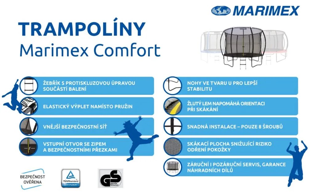 Trampolína Marimex Comfort 305 cm 2021
