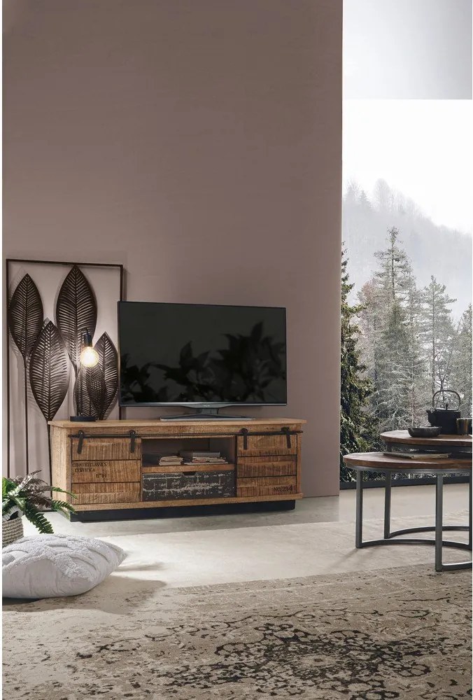 Kovová nástěnná dekorace 61x135 cm Adhira – Bizzotto