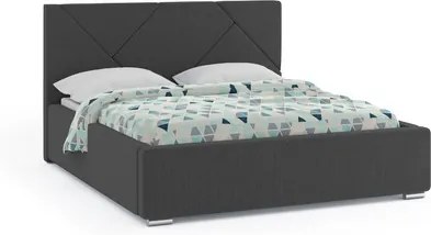 Čalouněná postel ANTIGO 160x200 cm Černá