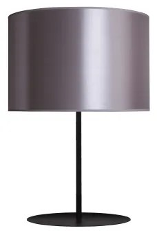 Duolla - Stolní lampa CANNES 1xE14/15W/230V pr. 20 cm stříbrná/černá