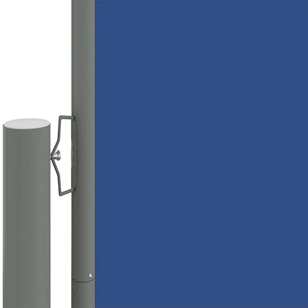 Zatahovací boční markýza modrá 220 x 600 cm,  318016