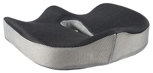 Lama Plus Ergonomický podsedák pod hýždě - paměťová pěna, černá/šedá